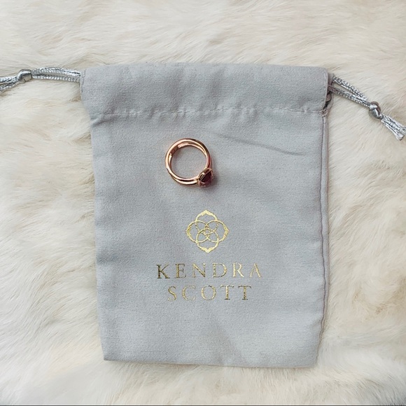Kendra Scott | Jewelry | Kendra Scott Elyse Rose Gold Red Berry Ring | Poshmark